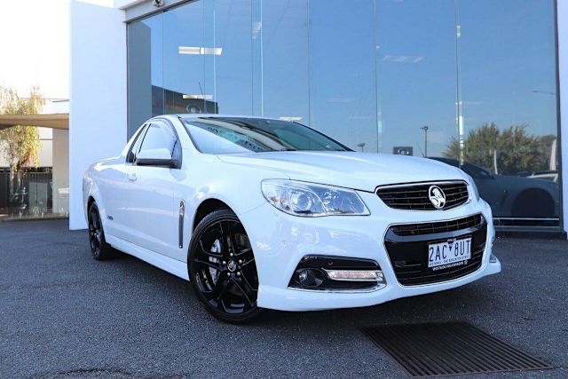 2014 Holden Ute VF MY15 SS V Ute Redline White 6 Speed Sports Automatic ...