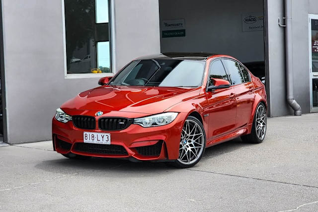 2017 BMW M3 F80 LCI Competition M-DCT Orange 7 Speed Sports Automatic ...
