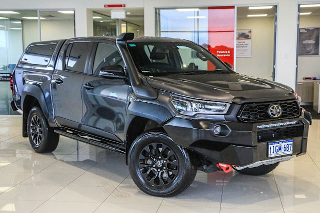 2021 Toyota Hilux GUN126R Rugged X Double Cab Graphite 6 Speed Sports ...