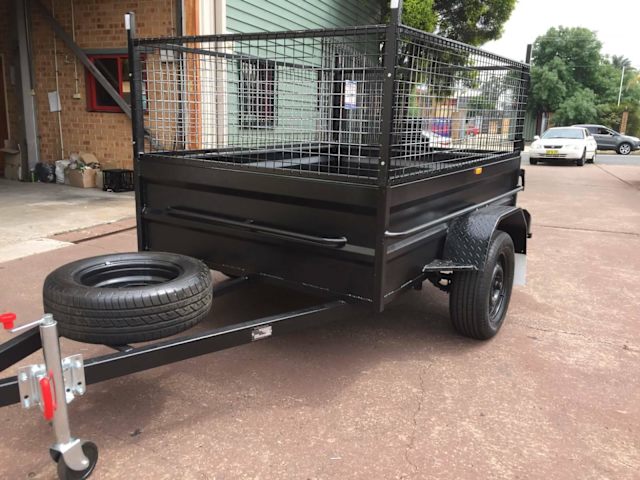 7x5 box Trailer Heavy Duty on Road Price $2600/= | Trailers | Gumtree ...