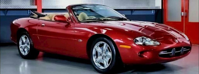 1998 Jaguar XK8 Classic Carnival Red 5 Speed Automatic Convertible ...