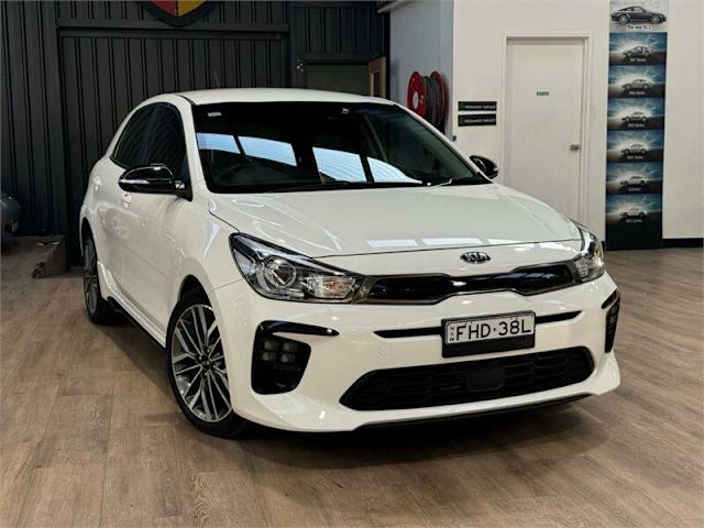 2019 Kia Rio YB MY20 GT-Line DCT Clear White - Solid 7 Speed Sports ...