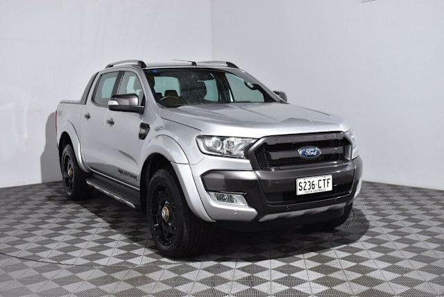2017 Ford Ranger PX MkII Wildtrak Double Cab Silver 6 Speed Sports ...