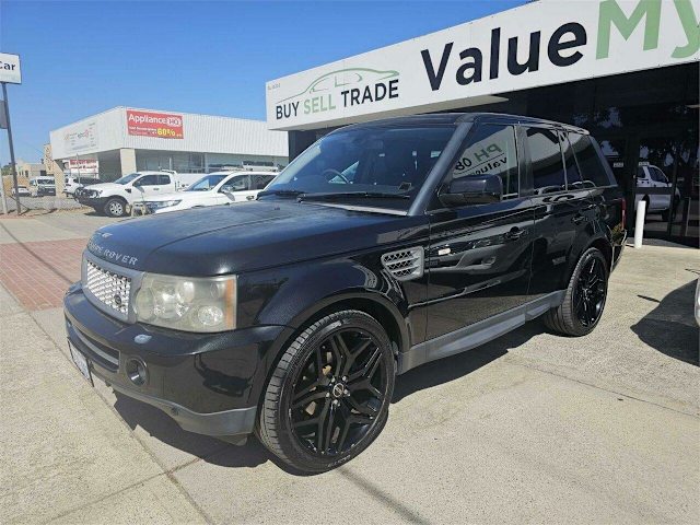 2009 Land Rover Range Rover Sport L320 09MY TDV6 Black 6 Speed Sports ...