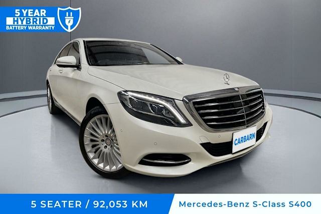 2013 Mercedes-Benz S-Class W222 S400 Hybrid White 7 Speed Sports ...