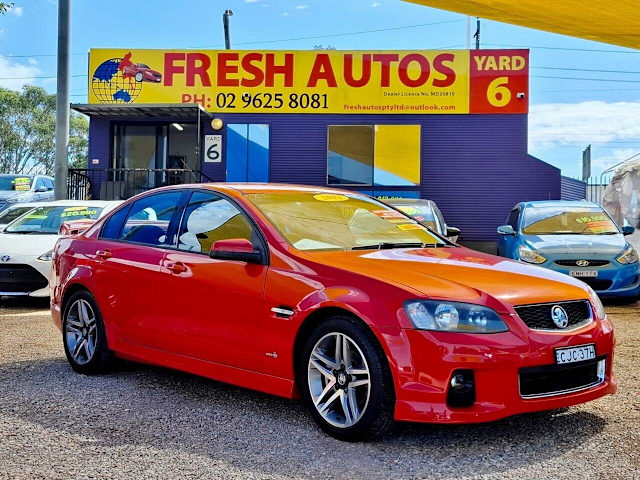2012 Holden Commodore VE II MY12 SV6 Red 6 Speed Sports Automatic Sedan ...