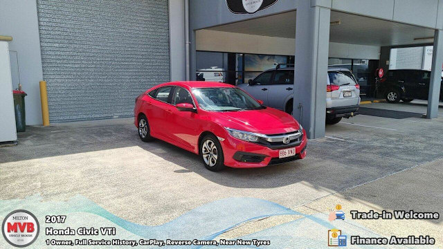 2017 Honda Civic MY16 VTi Red Continuous Variable Sedan | Cars, Vans ...
