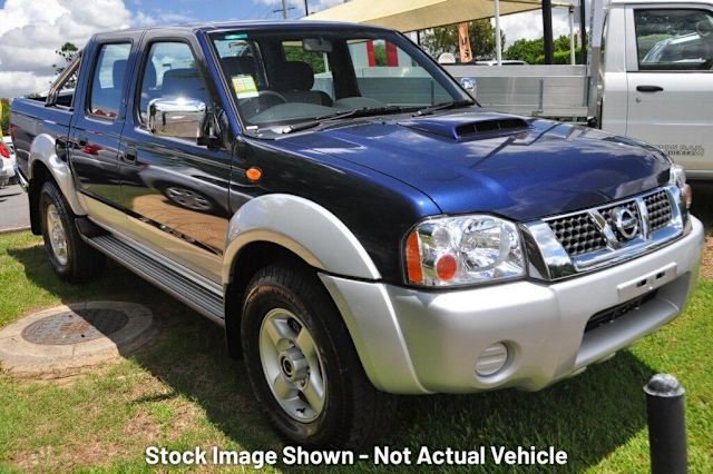 2010 Nissan Navara D22 MY08 ST-R (4x4) Blue 5 Speed Manual Dual Cab ...
