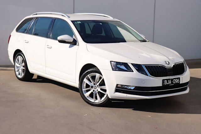 2020 Skoda Octavia NE 110TSI White Sports Automatic Dual Clutch Wagon ...