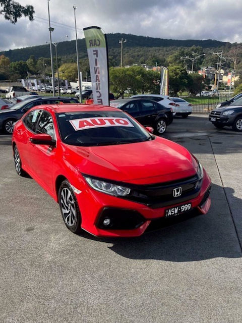2018 Honda Civic 10th Gen MY18 VTi-S Red 1 Speed Constant Variable ...