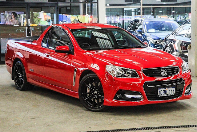 2014 Holden Ute VF MY14 SS V Ute Redline Red 6 Speed Manual Utility ...