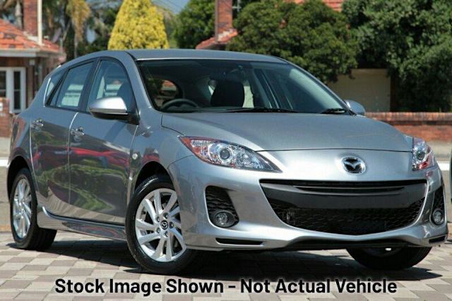 2013 Mazda 3 BL Series 2 MY13 Maxx Sport Grey 6 Speed Manual Hatchback ...