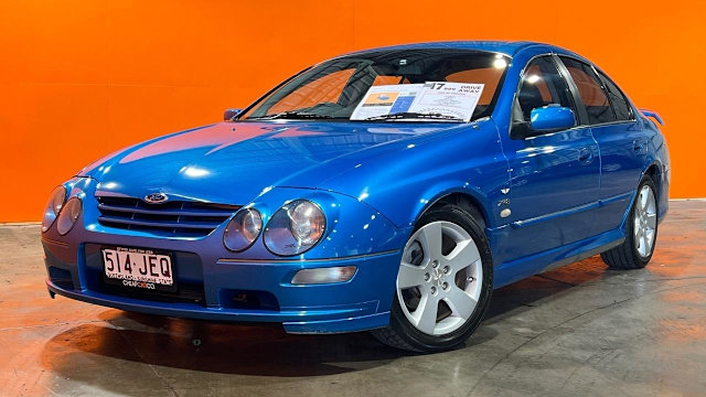 2002 Ford Falcon AU III XR8 Blue 5 Speed Manual Sedan | Cars, Vans ...
