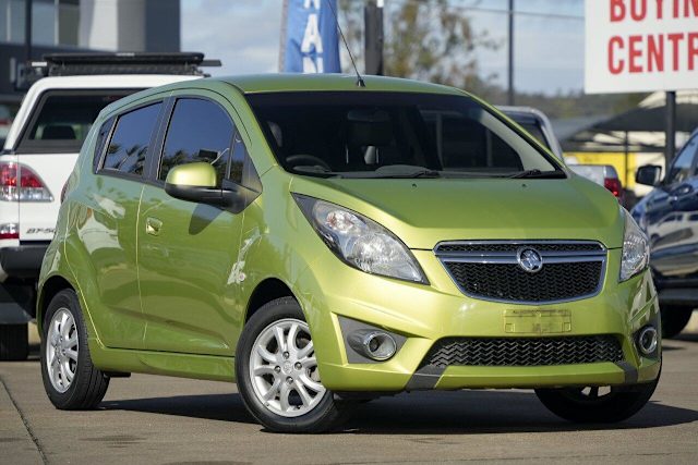 2012 Holden Barina Spark MJ MY13 CD Green 4 Speed Automatic Hatchback ...