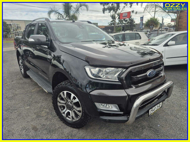 2016 Ford Ranger PX MkII Wildtrak 3.2 (4x4) Black 6 Speed Automatic ...