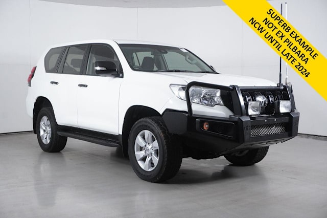 2019 Toyota Landcruiser Prado GDJ150R MY18 GX (4x4) White 6 Speed ...