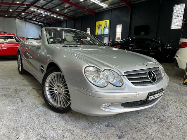 2003 Mercedes-Benz SL-Class R230 SL500 Silver, Chrome 5 Speed Sports ...