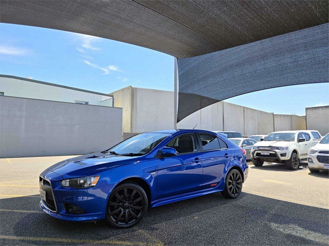 2010 Mitsubishi Lancer CJ MY10 Ralliart Sportback TC-SST Blue 6 Speed ...