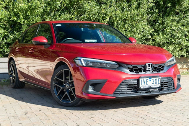 2022 Honda Civic 11th Gen MY22 VTi LX Red 1 Speed Constant Variable ...