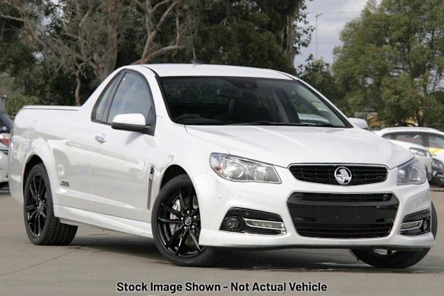 2014 Holden Ute VF MY14 SS V Ute Redline White 6 Speed Manual Utility ...