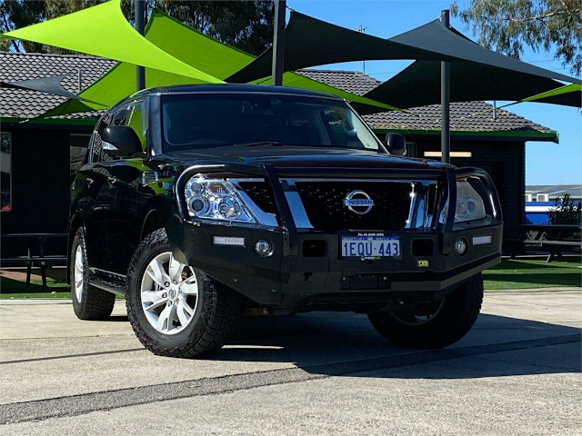 2014 Nissan Patrol Y62 ST-L (4x4) Black 7 Speed Automatic Wagon | Cars ...