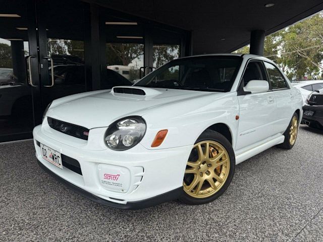 2002 Subaru Impreza S MY02 WRX STi AWD White 6 Speed Manual Sedan ...
