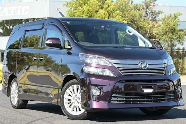 2014 Toyota Vellfire ANH20W 2.4Z Purple Automatic Wagon | Cars, Vans ...