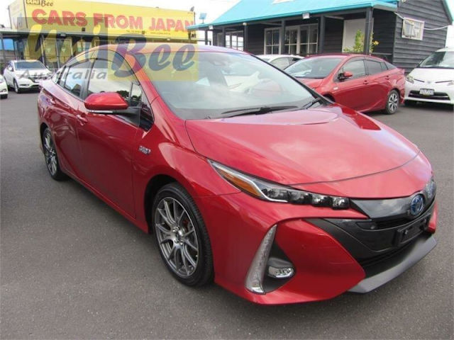 2019 Toyota Prius ZVW52 Plug-in Hybrid Wine Red Constant Variable ...