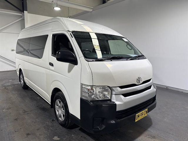 2015 Toyota HiAce TRH223R MY15 Commuter White 6 Speed Automatic Bus ...