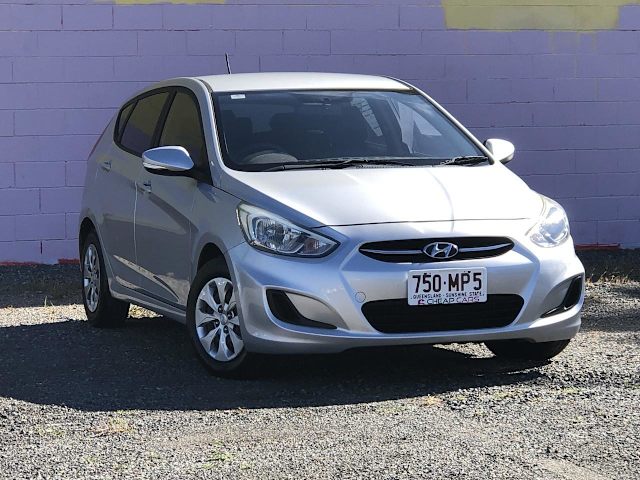 2016 Hyundai Accent RB3 MY16 Active Silver 6 Speed Constant Variable ...