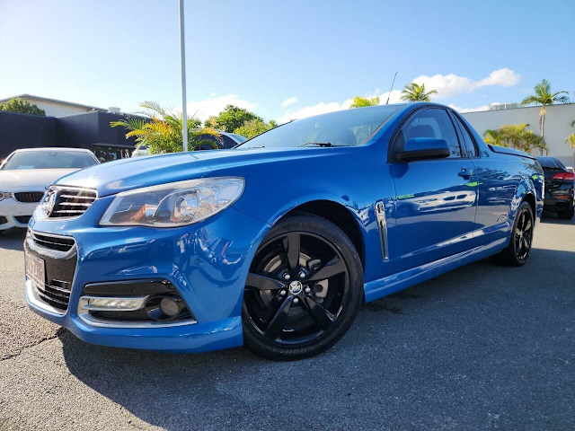2014 Holden Ute VF MY14 SV6 Ute Storm Blue 6 Speed Sports Automatic ...