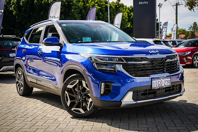 2024 Kia Seltos SP2 PE MY24 GT-Line AWD B3a-Neptune Blue 8 Speed Sports ...