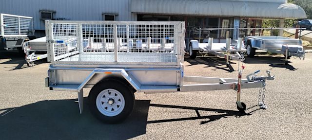 7x4 Galvanized 300s Caged Trailer 1400KG ITS | Trailers | Gumtree ...