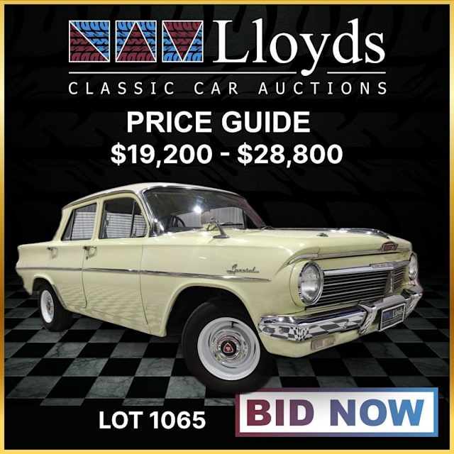 1963 Holden EJ Special IN AUCTION AT LLOYDS Yellow 3 Speed Manual Sedan ...