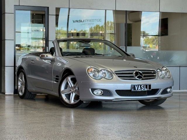 2007 Mercedes-Benz SL-Class R230 MY08 SL350 Silver, Chrome 7 Speed ...