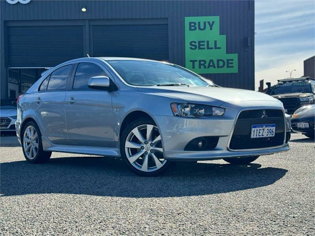 2014 Mitsubishi Lancer CJ MY14.5 GSR Sportback Silver 6 Speed CVT Auto ...
