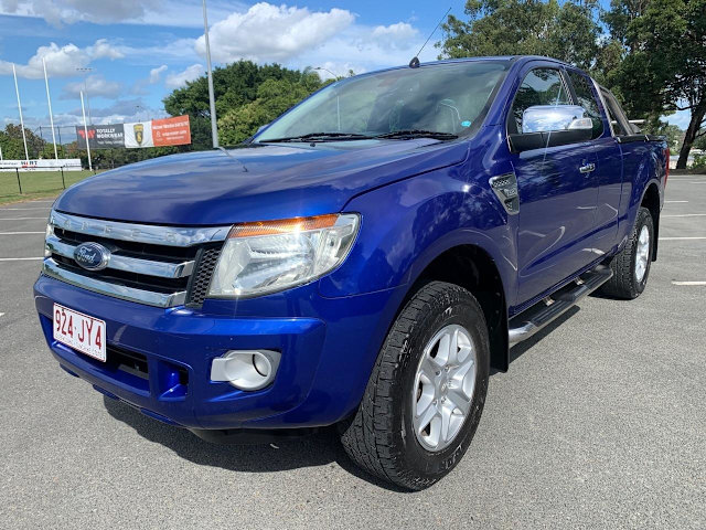 2012 Ford Ranger PX (4X4) XLT Blue 6 Speed Manual Extracab | Cars, Vans ...