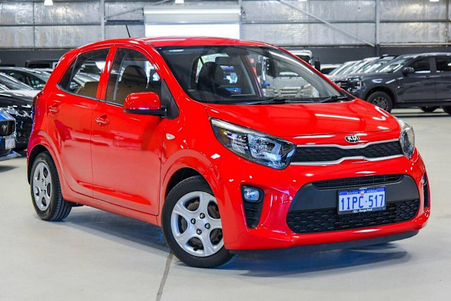 2017 Kia Picanto JA MY18 S Red 4 Speed Automatic Hatchback | Cars, Vans ...