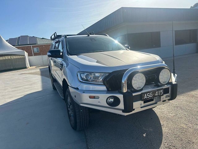 2017 Ford Ranger PX MkII 2018.00MY FX4 Double Cab Silver 6 Speed Sports ...