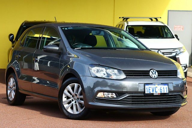 2015 Volkswagen Polo 6R MY15 81TSI Comfortline Grey 6 Speed Manual ...