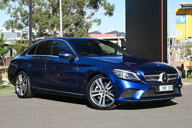 2018 Mercedes-Benz C-Class W205 808MY C300 9G-Tronic Blue 9 Speed ...