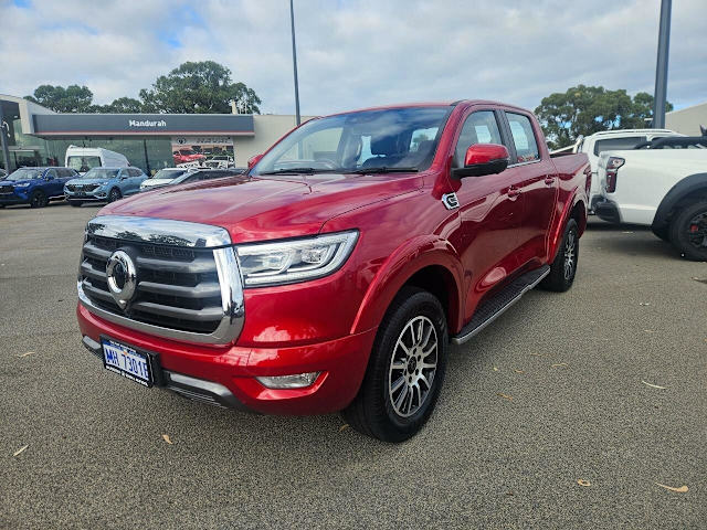 2022 GWM Ute NPW Cannon Scarlet Red 8 Speed Sports Automatic Utility ...