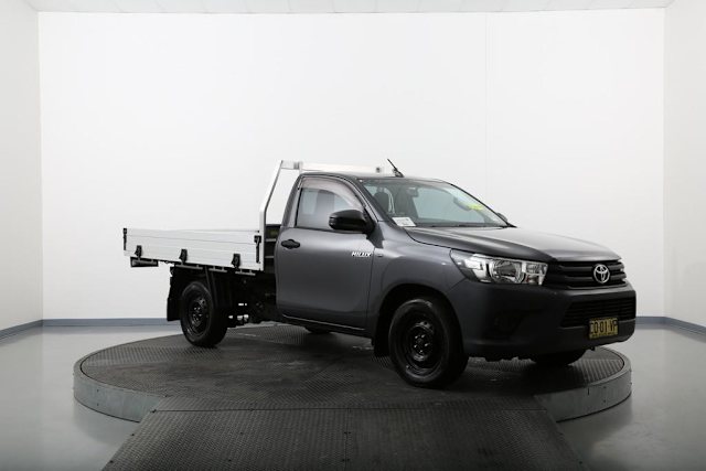 2016 Toyota Hilux GUN122R Workmate Graphite 5 Speed Manual Cab Chassis ...