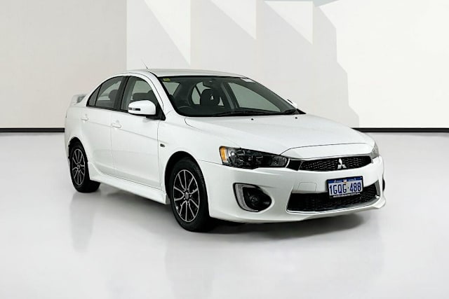 2016 Mitsubishi Lancer CF ES Sport White 6 Speed CVT Auto Sequential ...