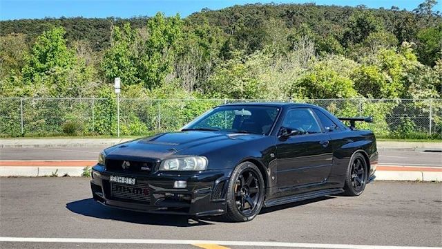 2000 Nissan Skyline HR34 GTR V-Spec Black 6 Speed Manual Coupe | Cars ...