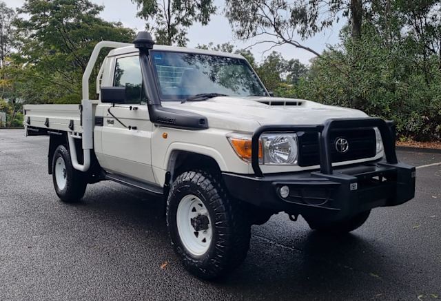 2017 TOYOTA LANDCRUISER VDJ79 4.5L 1VD V8 TURBO DIESEL 4X4 MANUAL TRAY ...