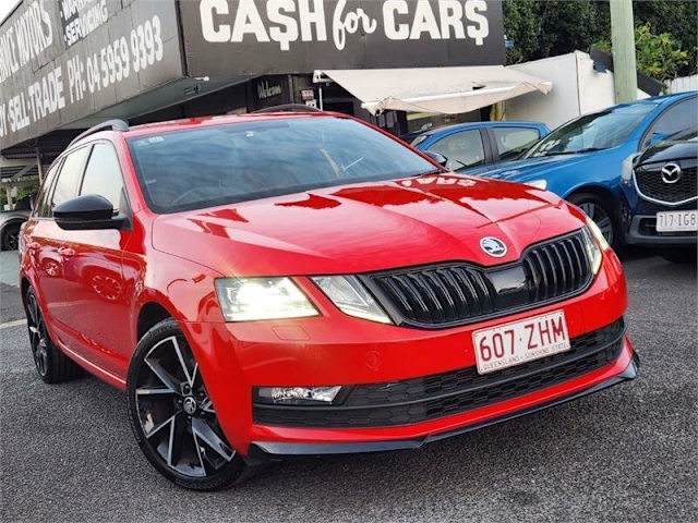 2019 Skoda Octavia NE MY19 110TSI DSG Red 7 Speed Sports Automatic Dual ...