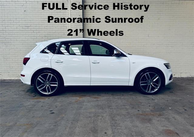 2014 Audi SQ5 8R MY14 3.0 TDI Quattro White 8 Speed Automatic Wagon ...