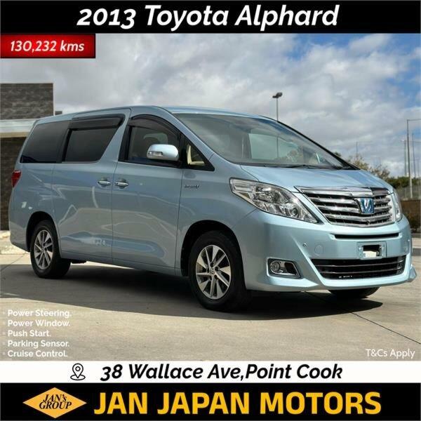 2013 Toyota Alphard Light Blue Automatic Van | Cars, Vans & Utes ...