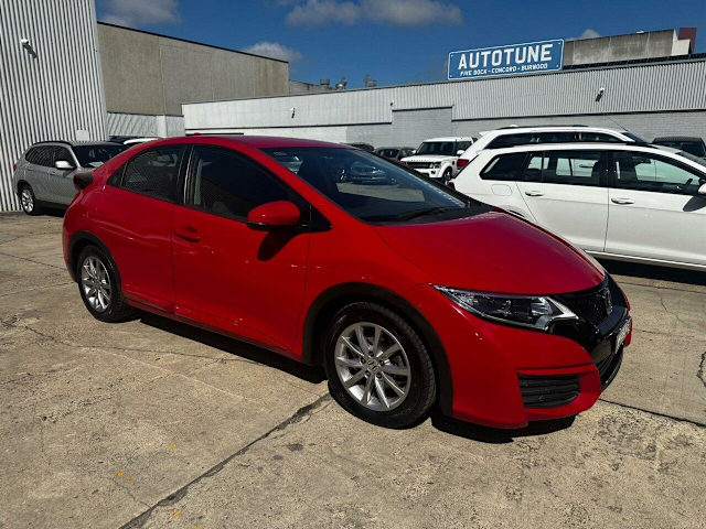 2015 Honda Civic 9th Gen MY15 VTi-S Red 6 Speed Manual Hatchback | Cars ...